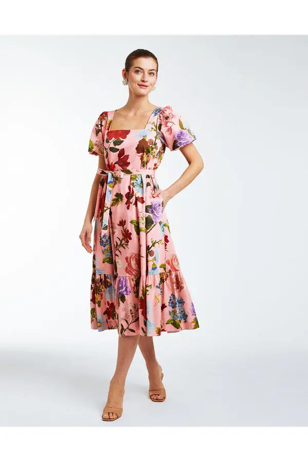 mestiza pink dress Mestiza Lorena Dress- Pink/Gold