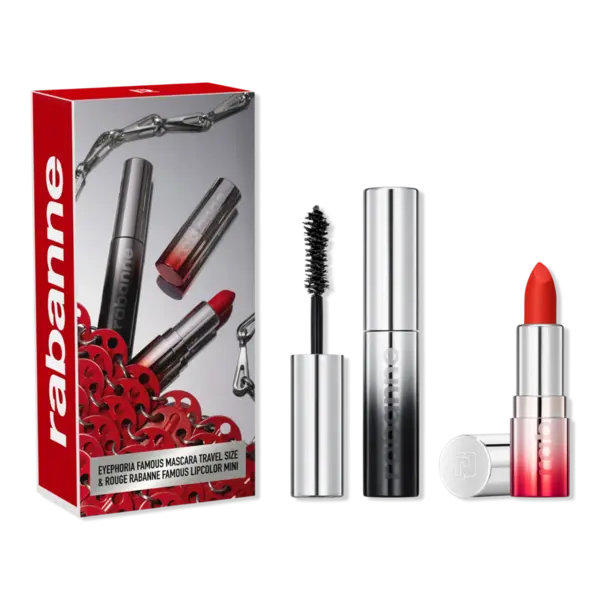 Rabanne Must Have Minis Famous Mascara & Lipstick Set - One-color