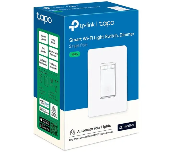 TP-LINK Tapo Ts25 Smart Wi-fi Dimmer Light Switch