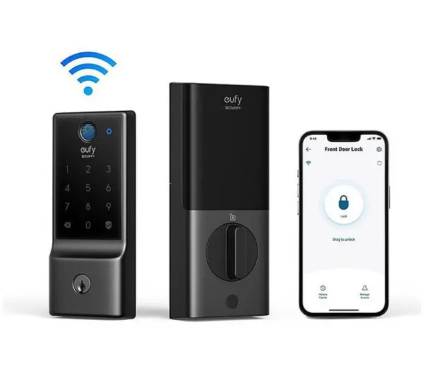 EUFY C220 Smart Door Lock With Fingerprint And Eyless Entry - One-color
