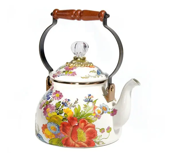MACKENZIE-CHILDS Flower Market 2-quart Tea Kettle - One-color