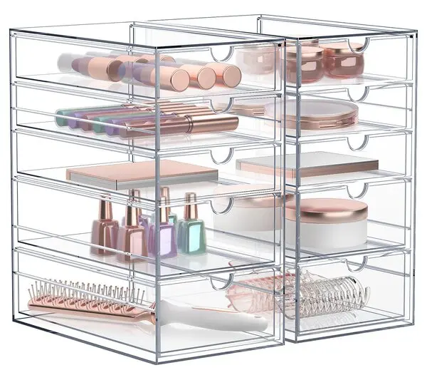 SORBUS 10-drawer Acrylic Organizer For Makeup