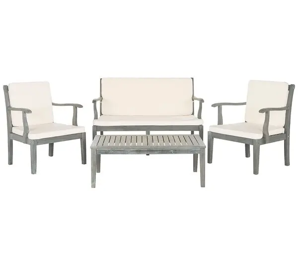 SAFAVIEH Del Mar 4pc Outdoor Set - One-color