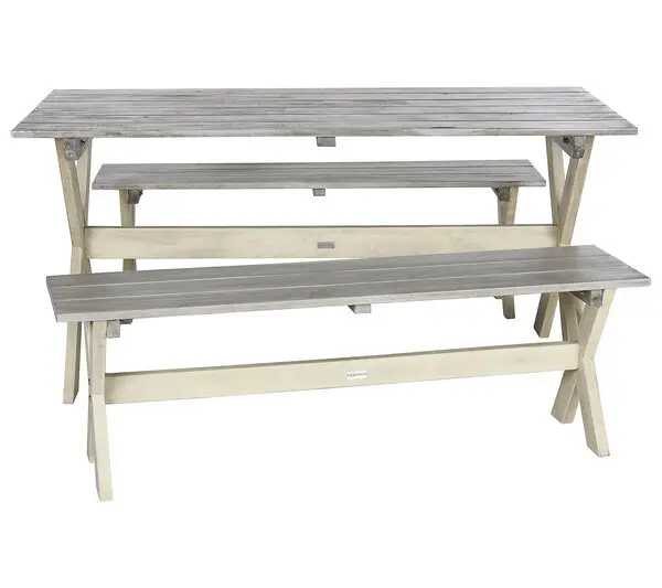 SAFAVIEH Marina 3pc Picnic Table Set