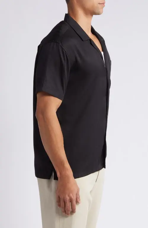 BOARDIES Yin & Yan Short Sleeve Button-up Camp Shirt