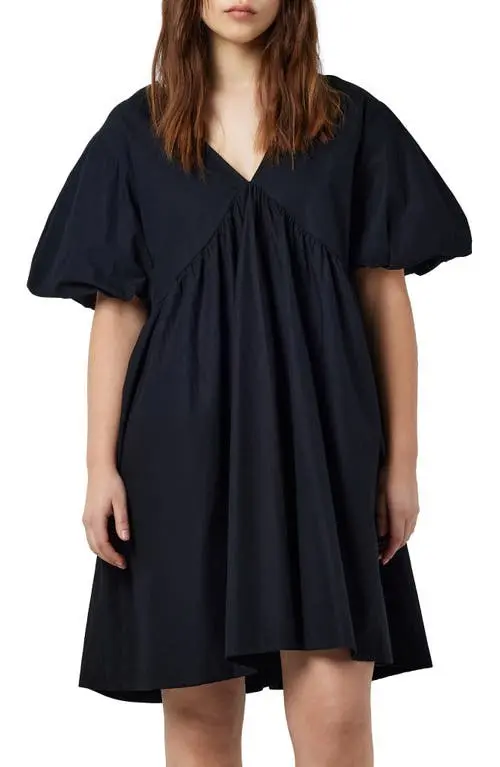 Noisy May Chiara Tie Back Babydoll Dress In Black - 50% Off | Editorialist