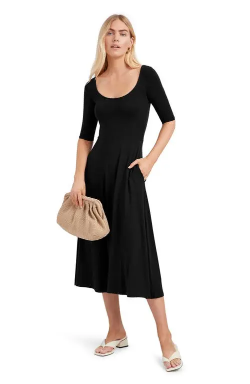 MARCELLA Innogen A-line Jersey Dress