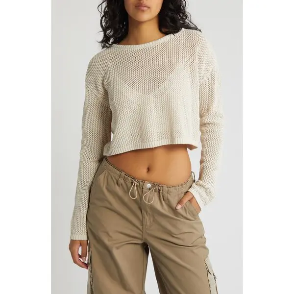 PACSUN Open Stitch Sweater