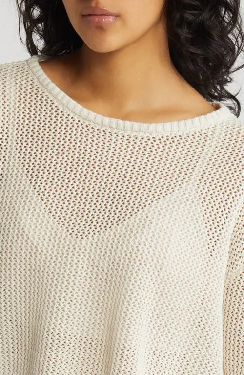 PACSUN Open Stitch Sweater