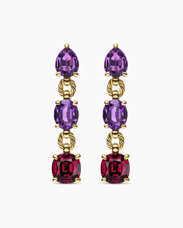 David Yurman Marbella Drop Earrings - Amethyst
