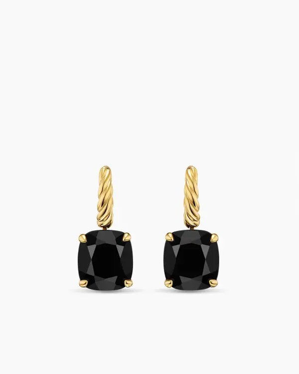 David Yurman Marbella Drop Earrings - Black Onyx
