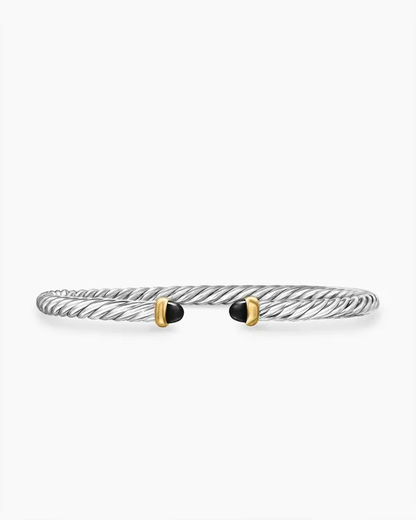 David Yurman Cable Flex Bracelet - Black Onyx