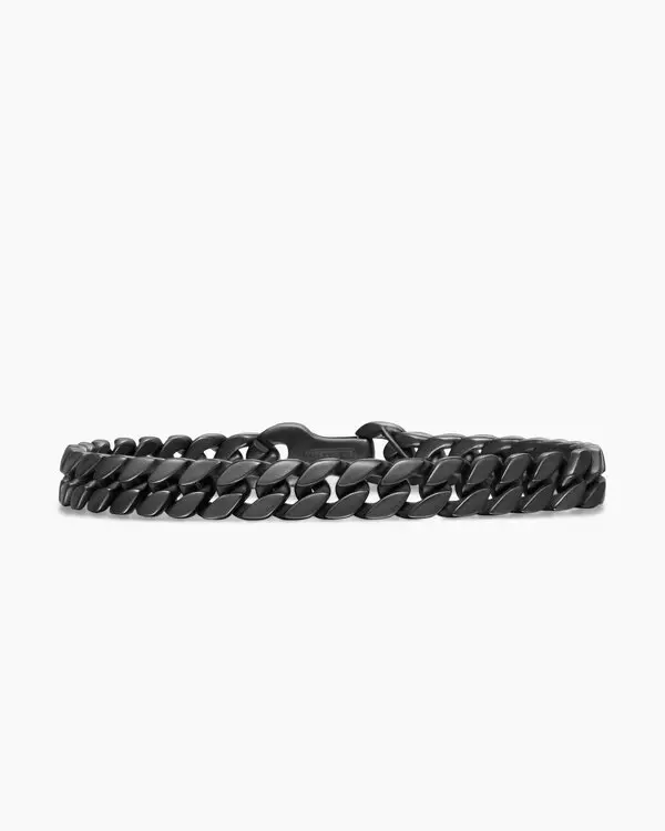 David Yurman Curb Chain Bracelet - Black Titanium