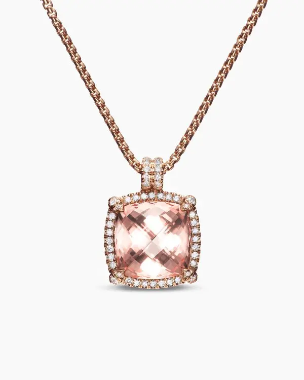 David Yurman Chatelaine® Pendant Necklace - Morganite