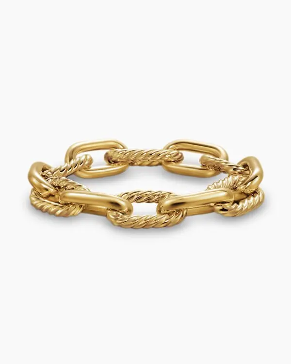 David Yurman Dy Madison® Chain Bracelet - All 18k Yellow Gold