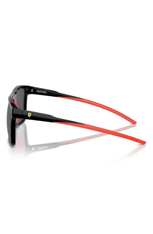 SCUDERIA FERRARI 58mm Square Sunglasses