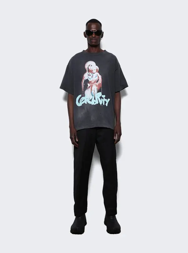 Saint Michael X Shermer Academy Celebrity Tee - Black | Editorialist