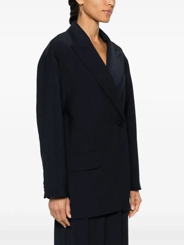 Tibi Liam Single-breasted Blazer - Blue