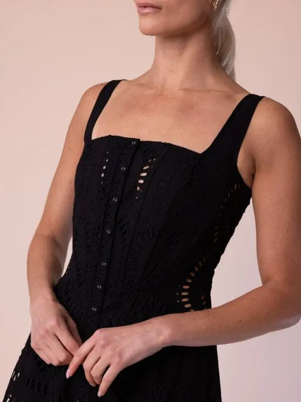 Charo Ruiz Ibiza Nissy Embroidered Maxi Dress
