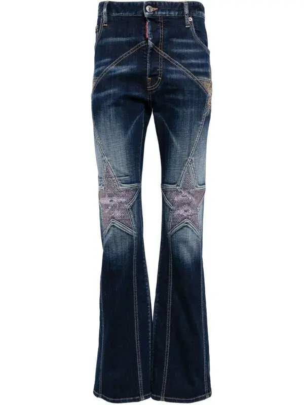 Dsquared2 Super Star Rhinestone-embellished Jeans