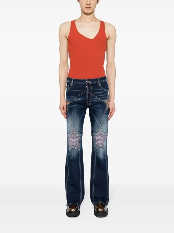 Dsquared2 Super Star Rhinestone-embellished Jeans