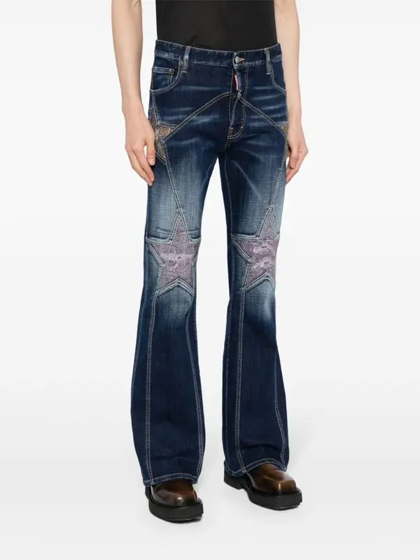 Dsquared2 Super Star Rhinestone-embellished Jeans