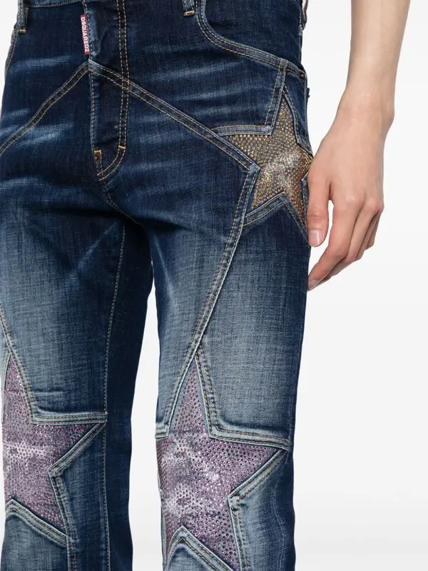 Dsquared2 Super Star Rhinestone-embellished Jeans