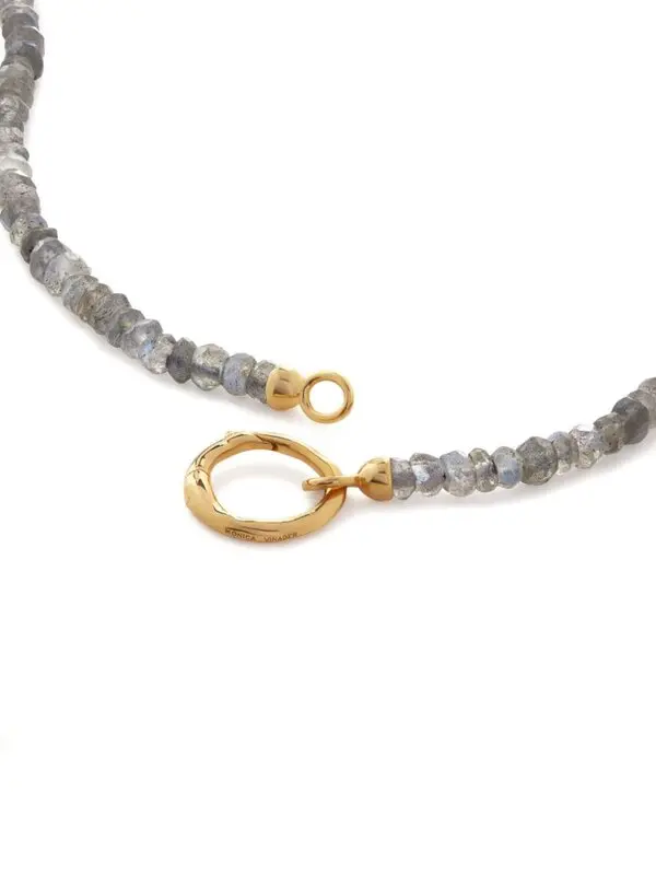 Monica Vinader Capture Beaded Necklace - Gold