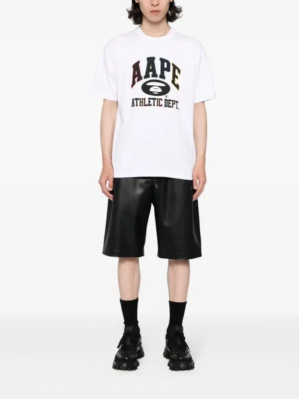 AAPE BY *A BATHING APE Logo-print Cotton T-shirt