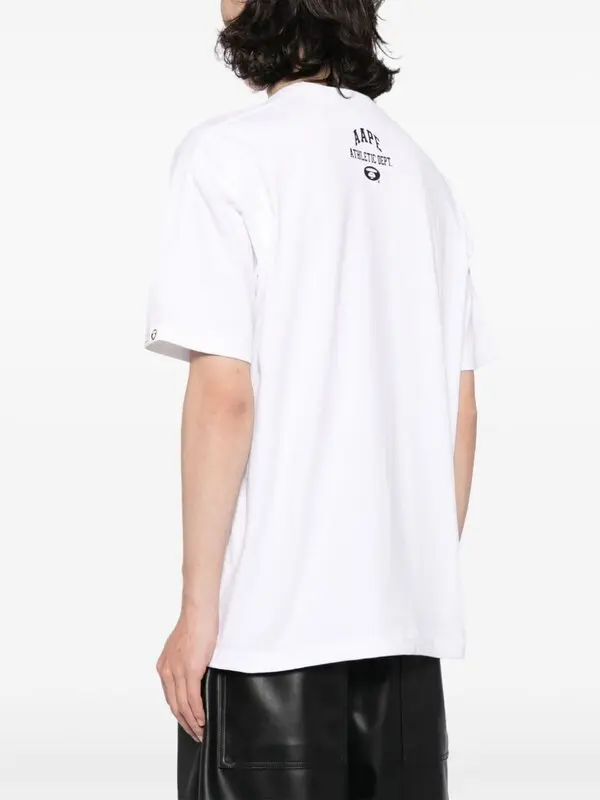 AAPE BY *A BATHING APE Logo-print Cotton T-shirt