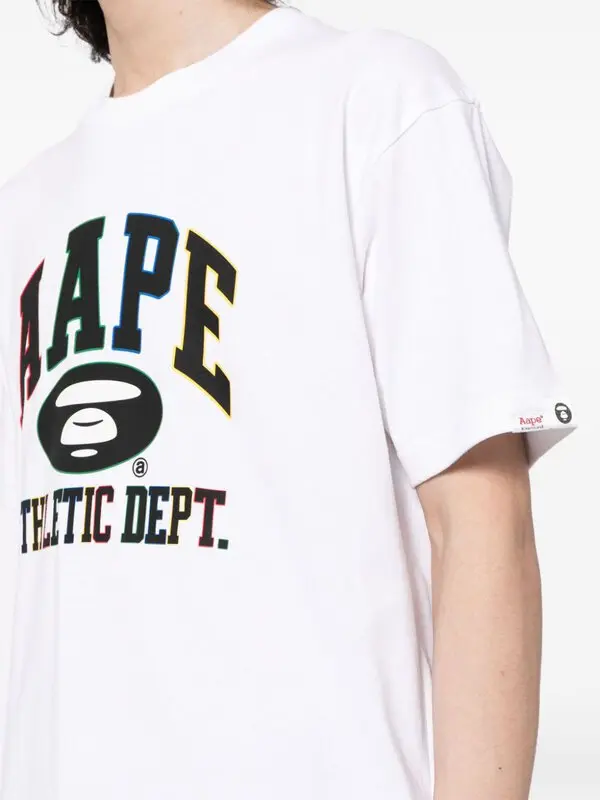 AAPE BY *A BATHING APE Logo-print Cotton T-shirt