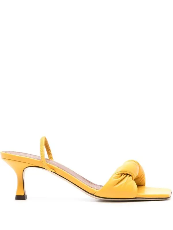 Lorena Antoniazzi Twisted Leather Sandals