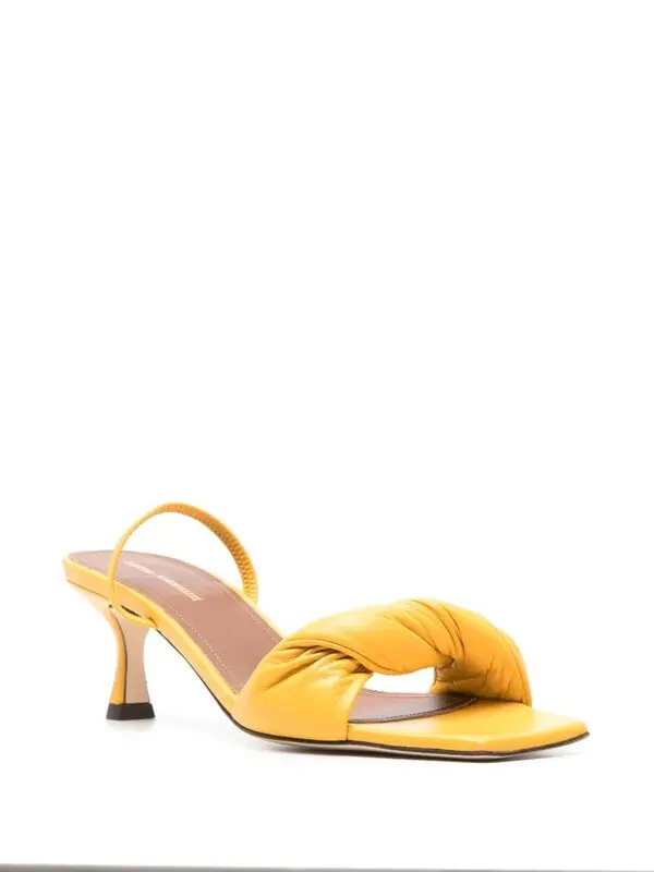 Lorena Antoniazzi Twisted Leather Sandals