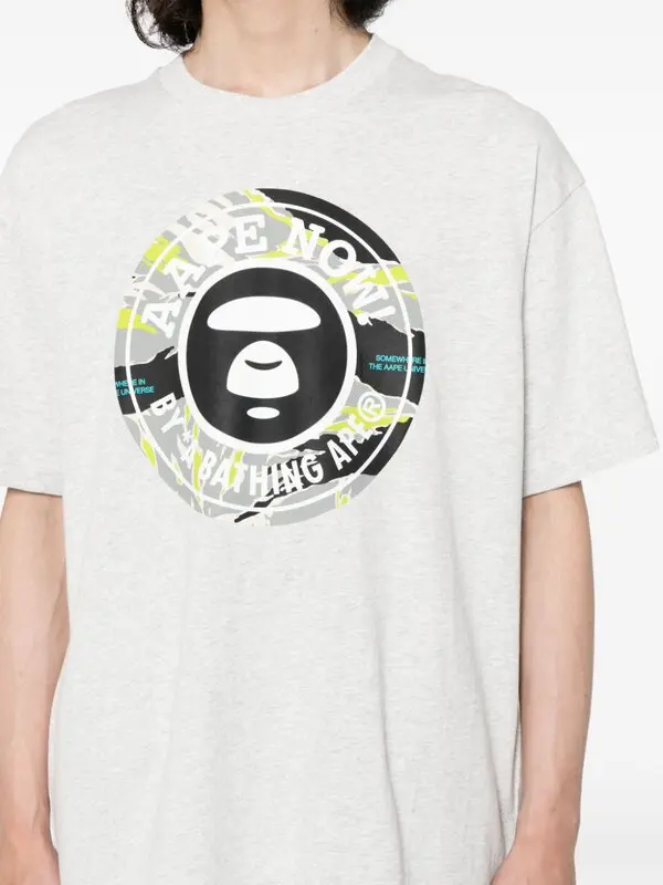 AAPE BY *A BATHING APE Logo-print Cotton T-shirt