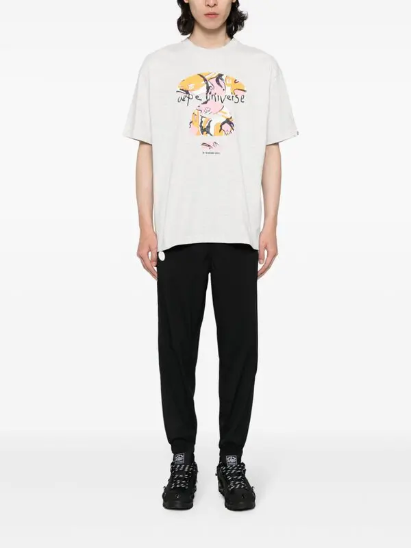 AAPE BY *A BATHING APE Logo-print Elasticated-waist Track Pants