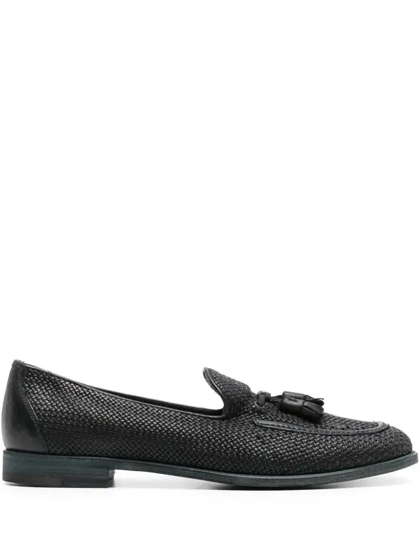 Fratelli Rossetti Interwoven Leather Loafers