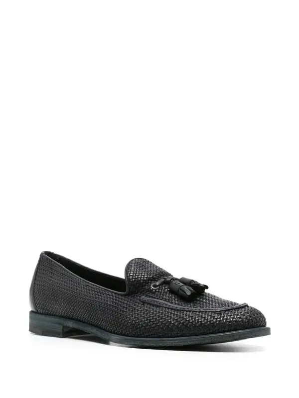 Fratelli Rossetti Interwoven Leather Loafers