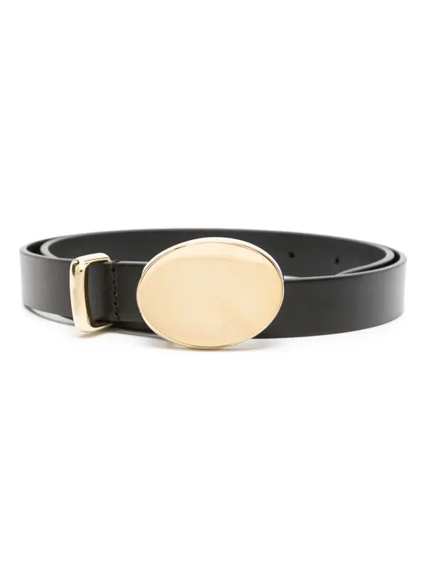 Isabel Marant Silvana Leather Belt - Black