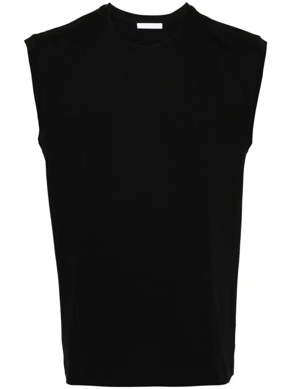 Helmut Lang Logo-print Sleeveless T-shirt
