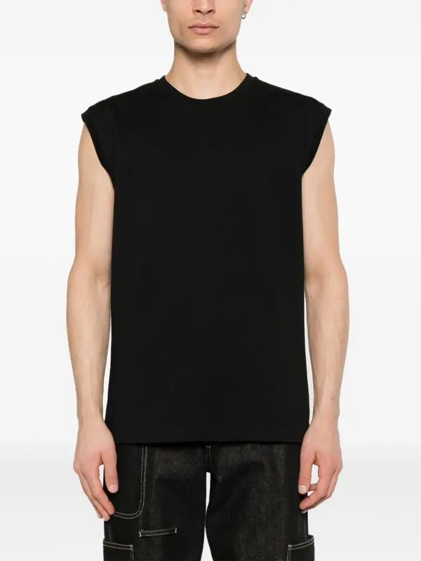 Helmut Lang Logo-print Sleeveless T-shirt