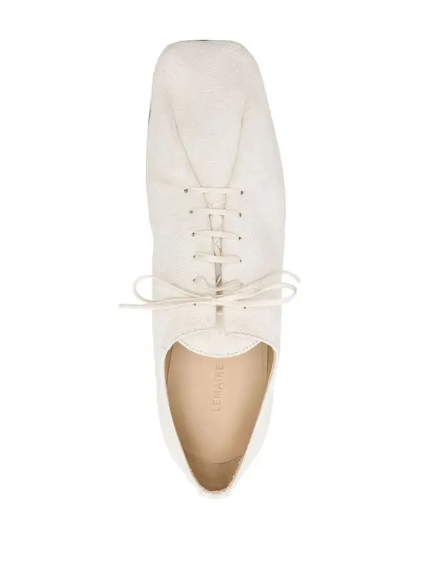 LEMAIRE Squared Canvas Derby Shoes