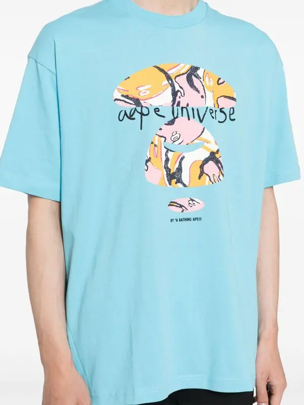 AAPE BY *A BATHING APE Theme Graphic-print Cotton T-shirt