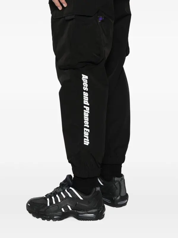 AAPE BY *A BATHING APE® Logo-appliqué Tapered Cargo Trousers