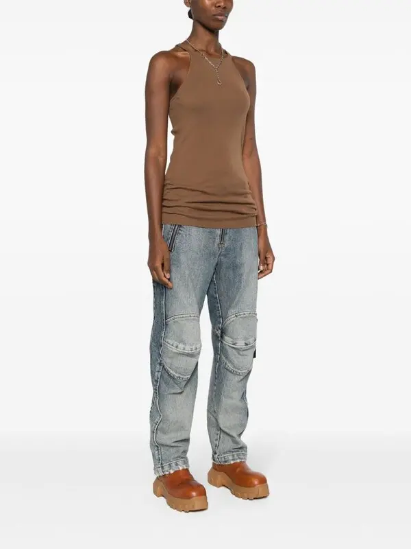 Rick Owens Racerback Tank Top - Brown