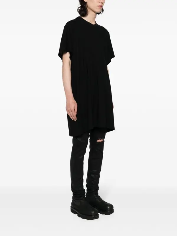 JULIUS Fine-knit Cotton T-shirt - Black