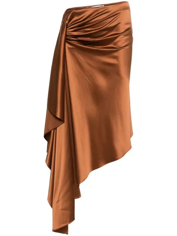Christopher Esber Cusco Silk Midi Skirt