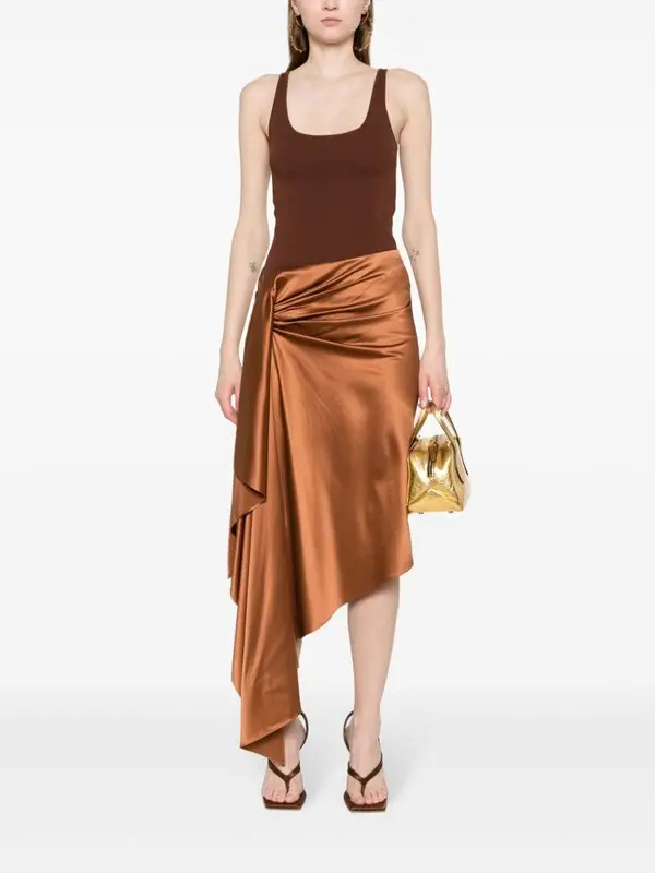 Christopher Esber Cusco Silk Midi Skirt