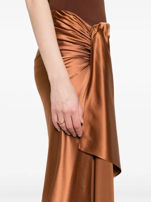 Christopher Esber Cusco Silk Midi Skirt