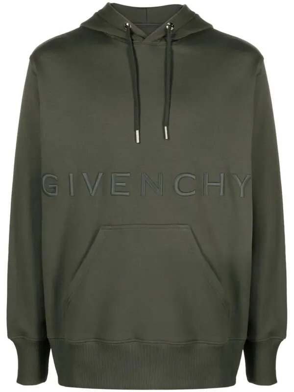 Givenchy 4g-embroidered Cotton Hoodie
