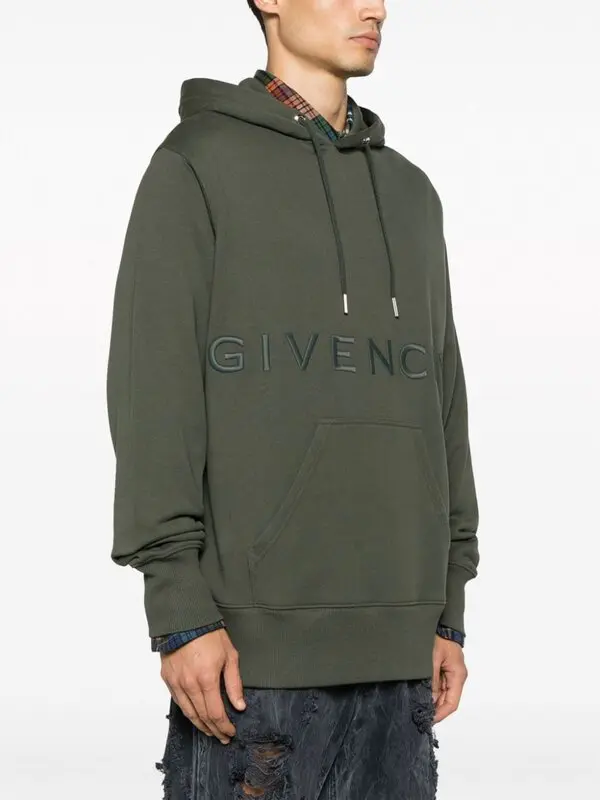 Givenchy 4g-embroidered Cotton Hoodie